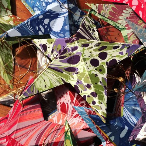 Marble Paper Holiday Stars - Shandells